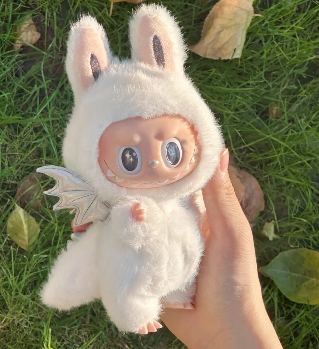 38cm Zimomo Monster Labubu Zimomo Angel Creative Mokoko Doll Figure ...