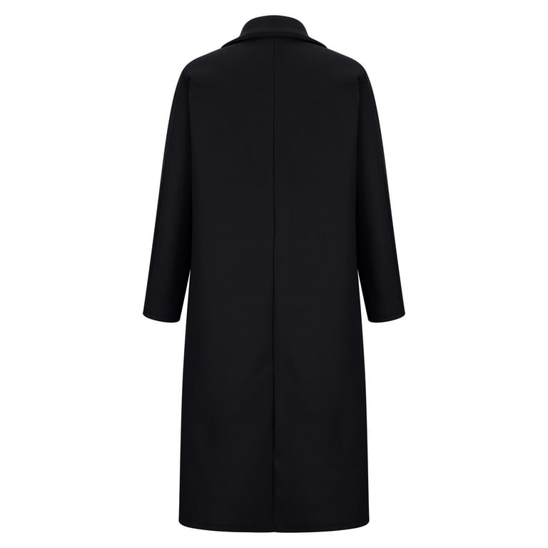 RQYYD Women's Double Breasted Wool Blend Peacoat, Mid-Long RQYYD Women's Double Breasted Wool Blend Peacoat, Mid-Long