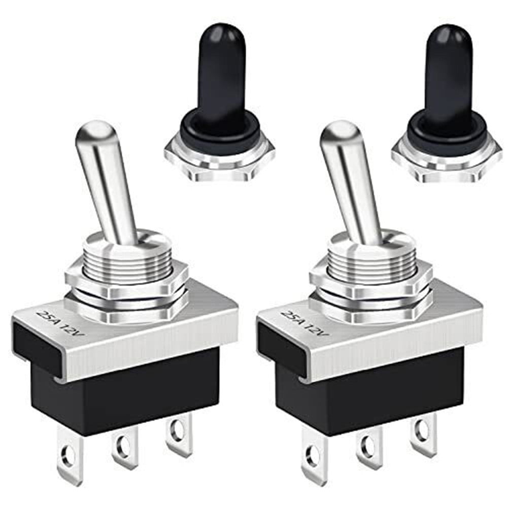 Click here for 2pcs Toggle Switch 12v 25a Spdt On-Off-On 3pin 3 P... prices