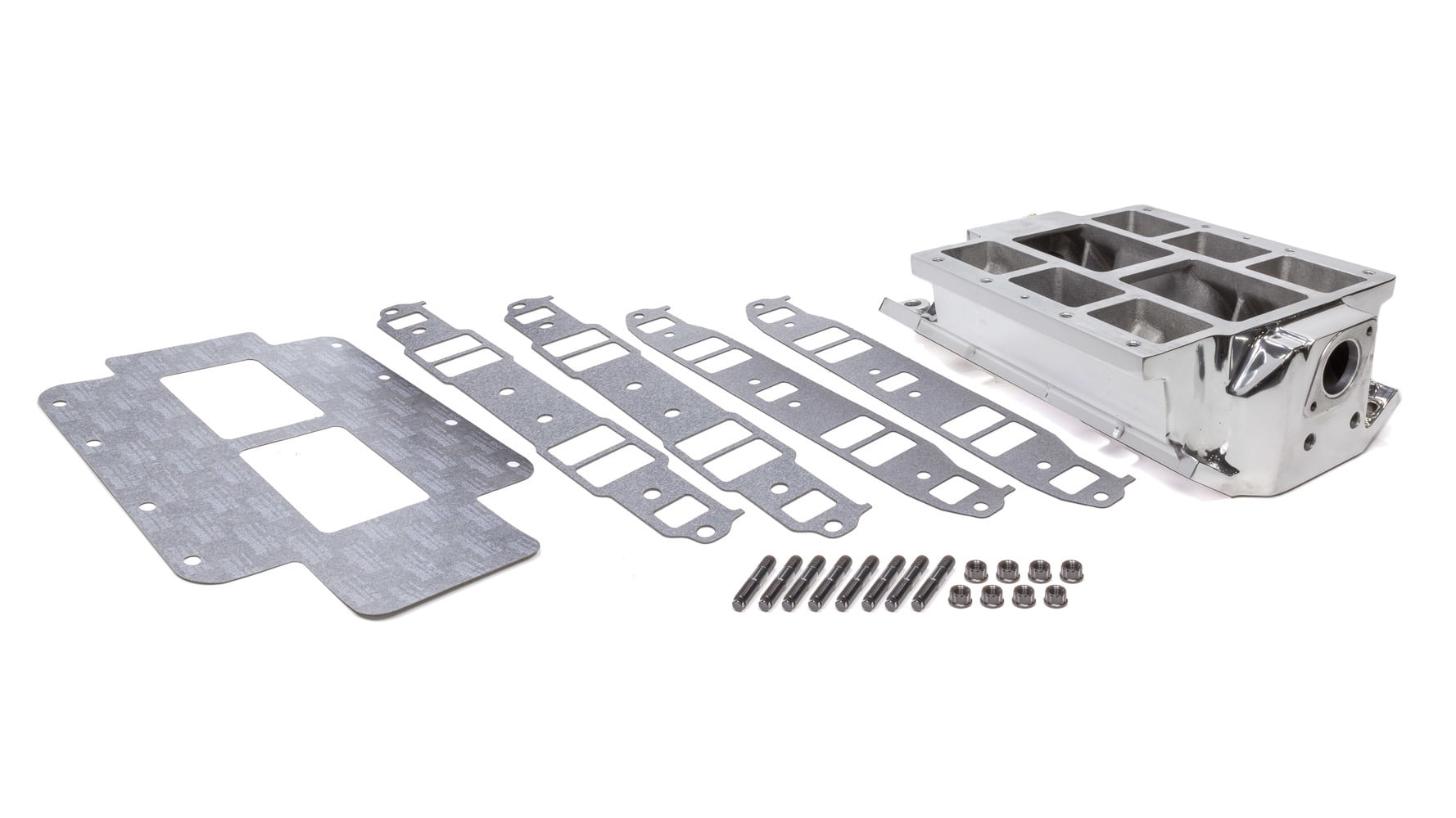 Blower Intake Manifold SBC Std. Port - Polished - Walmart.com