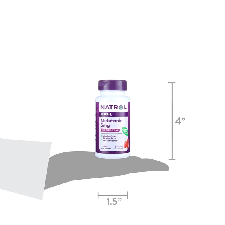 Natrol Melatonin Extra Strength 5 Mg 60 Tablets