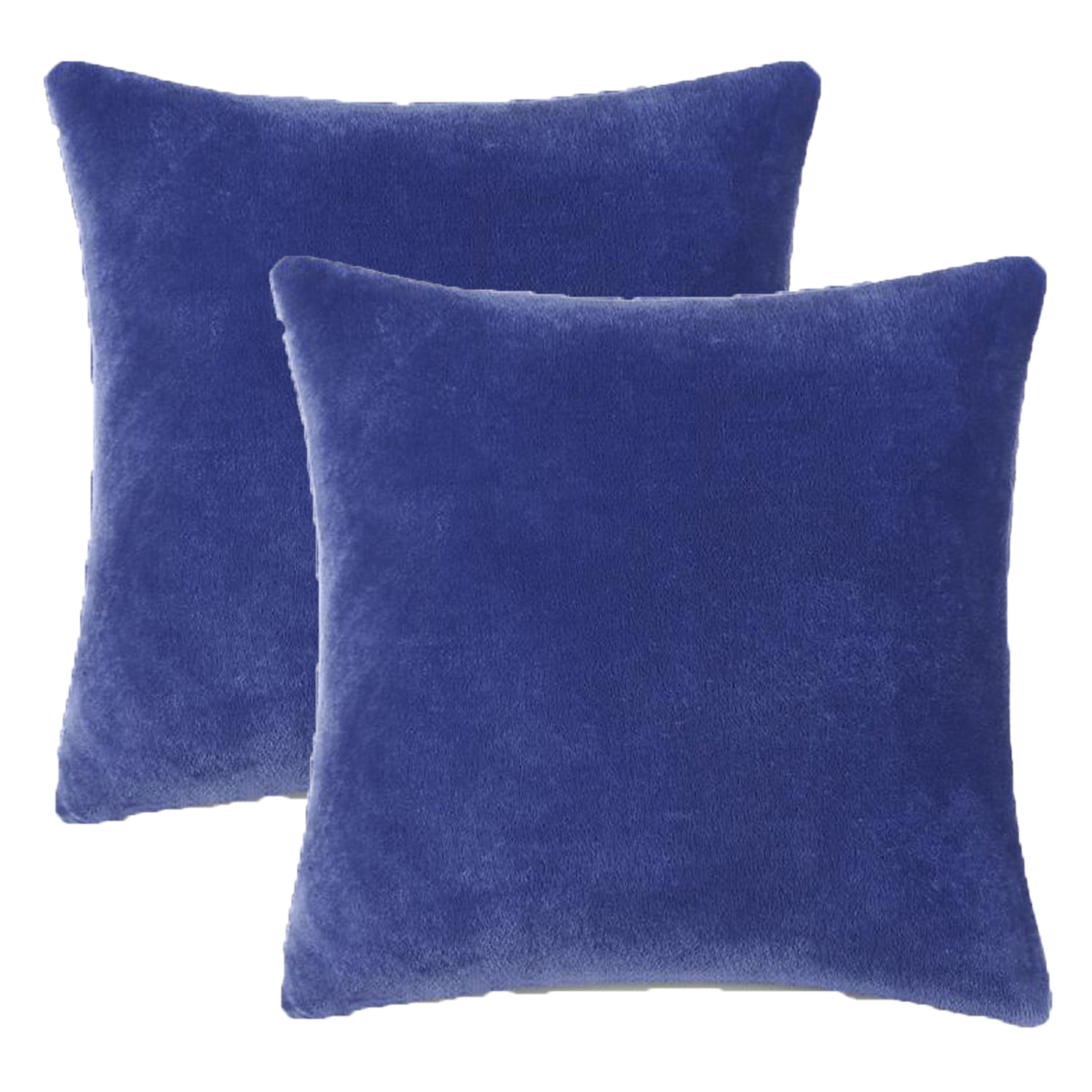 Parkdale 18"x18" Pack of 2 Super Soft Plush Fleece Square Pillows ...