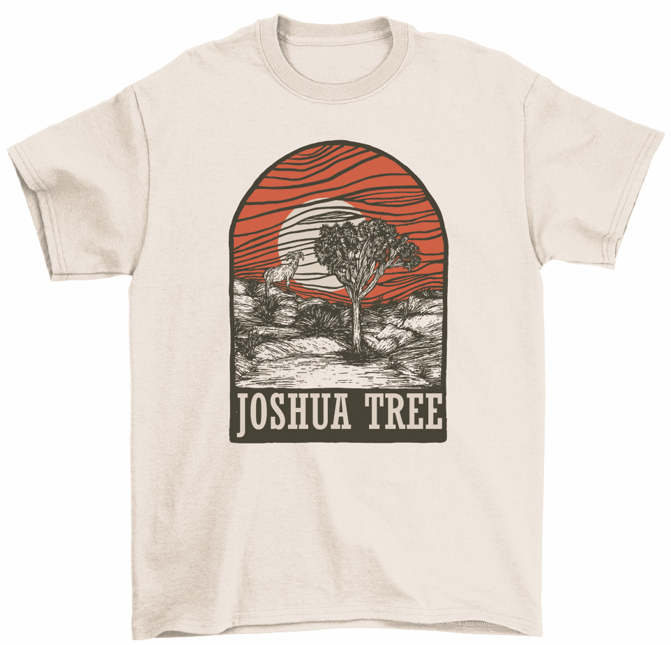 Joshua Tree T-Shirt California National Park Hiking Camping Desert ...