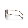Jessica Simpson Women's Plastic & Metal Cat Eye Sunglasses, Gold-Tone ...