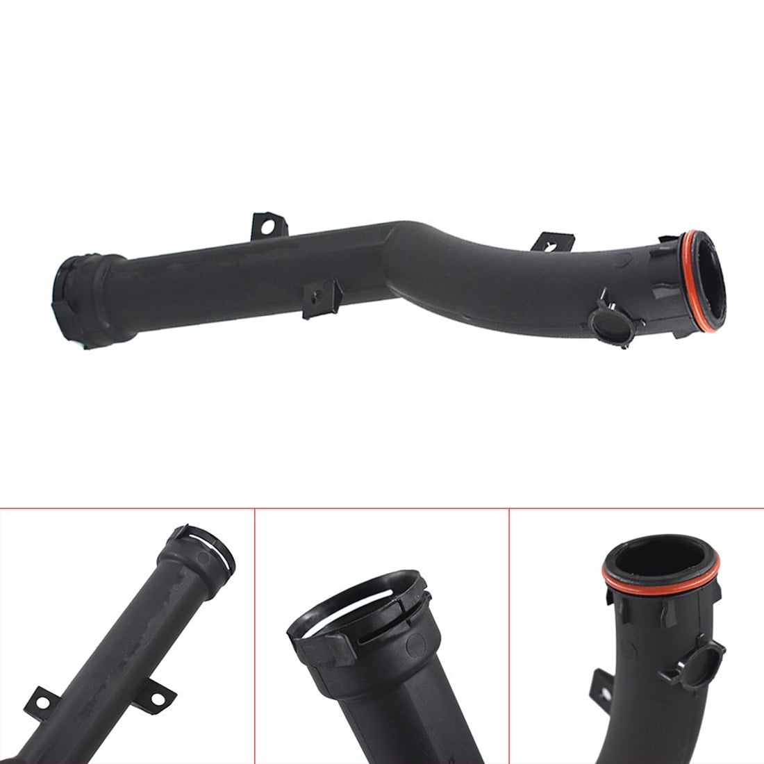 Engine Water Pipe W/O-Ring Water Pump to Thermostat Housing Fit for ...