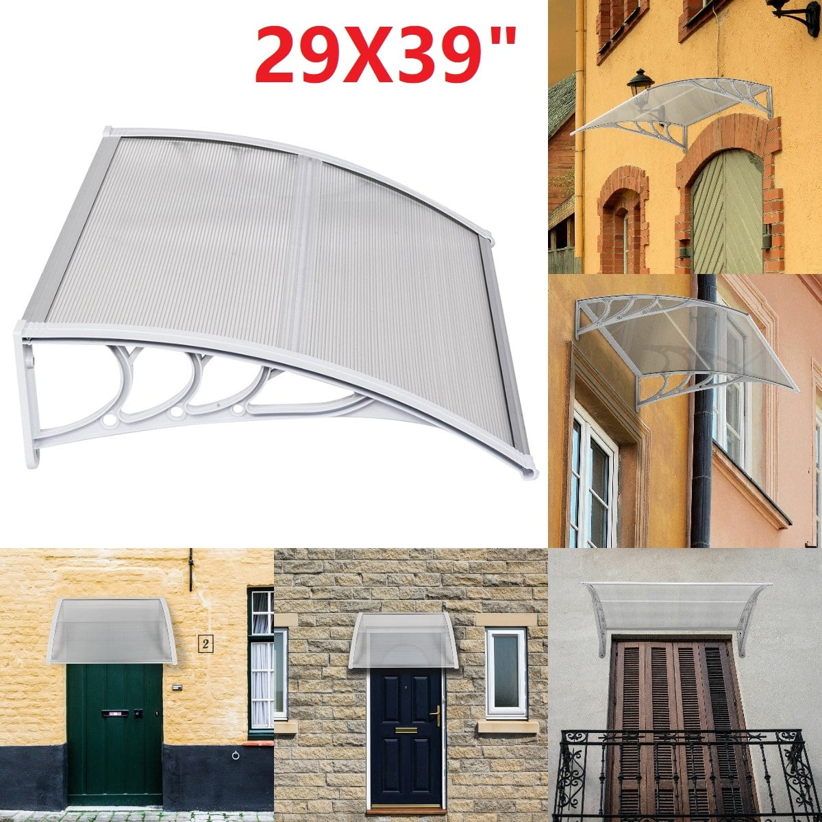 BIG PROMOTION! Goorabbit Outdoor Window Awnings, Modern Polycarbonate ...