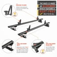 AA-Racks Model AX312-PR RAM ProMaster City 2015-On Aluminum 2 Bar (50 ...