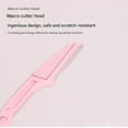 Pink Folding Eyebrow Razor Safe Precise Hair Shaping Tool for Beginners ...