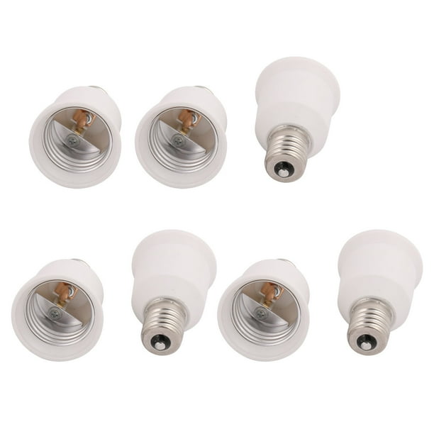 E17 to E26 Light Socket, Bulb Base Adapter Converter, Commutator 7Pcs ...