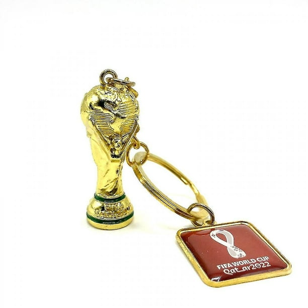 2022 Fifa World Cup Qatar 3d Trophy Keychain With Official Emblem - Own ...