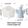 Angel Shapes Silicone Mold Handmade Wax Mould Practical Epoxy Resin ...