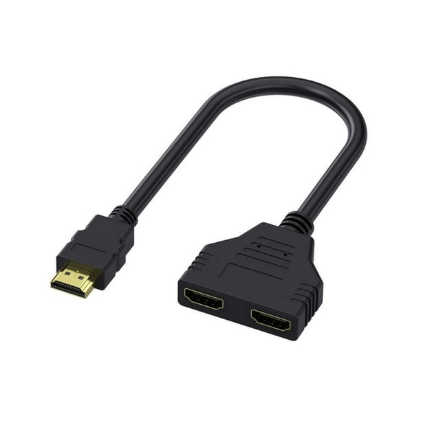 OPDBN HDMI Splitter Adapter Cables 1 Input 2 Output for Office monitor ...