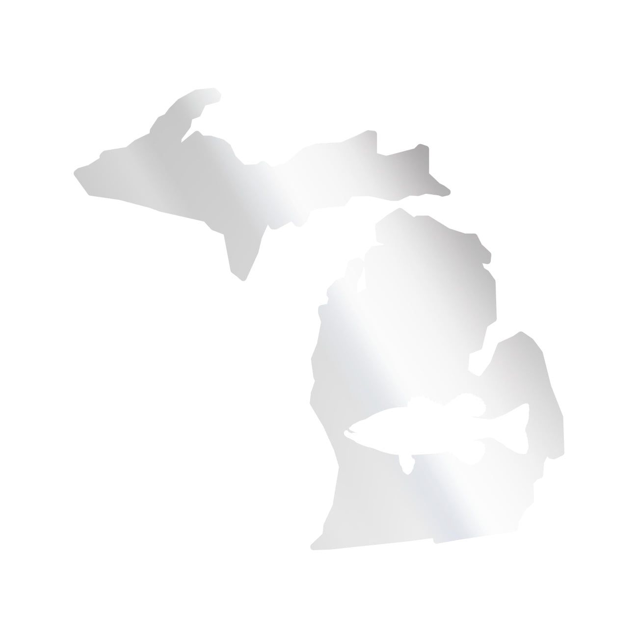 Michigan Bass Sticker Decal Die Cut - Self Adhesive Vinyl ...