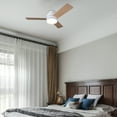 Surnie Ceiling Fans with Lights, 42 inch Low Profile Ceiling Fan with ...
