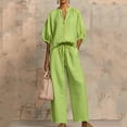 CIENVNSTG 2 Piece Outfits for Women Casual Lounge Sets Elbow Length ...