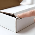 25 Pack 8x6x2 Inch Shipping Boxes, Small Corrugated Cardboard Mailer ...