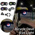 Dynamic LED Bicycles Tail Light Electric Devil Eye Decorative Light ...