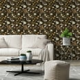 Abyssaly Floral Wallpaper 17.3" x 118"Peel and Stick Wallpaper Self ...