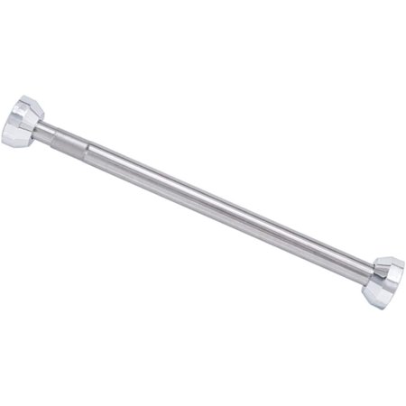 JOYWEI Cupboard Bar Tension Rods Adjustable Tension Curtain Rod Closet ...