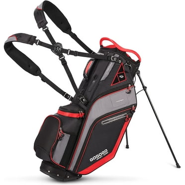 Costway Golf Stand Cart Bag Club w/6 Way Divider Carry Organizer ...