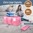 6 Pack Extra Heavy Duty Large Moving Bags With Strong Zipper &fortable ...
