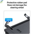 2-in-1 Car Steering Wheel Tray Table with Removable Organizer – Heavy ...