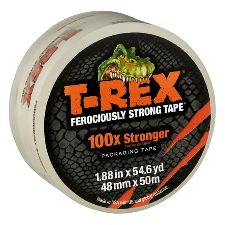T-REX Packaging Tape, Clear, 1.88" x 54.6 yd - Walmart.com