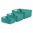 Curver Jute 3pc Set - Aqua Slate - Walmart.com