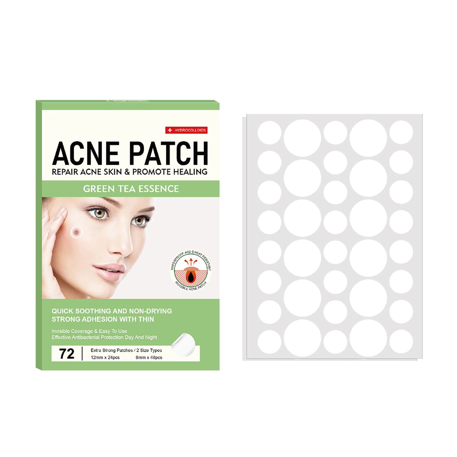 Parches hidrocoloides para el acné Parche para el acné Star, parche ...