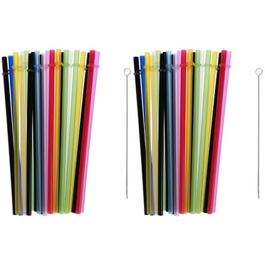 200 PCS Extended Straws Plastic,13 inch Straws,BPA-Free Drinking Straw ...