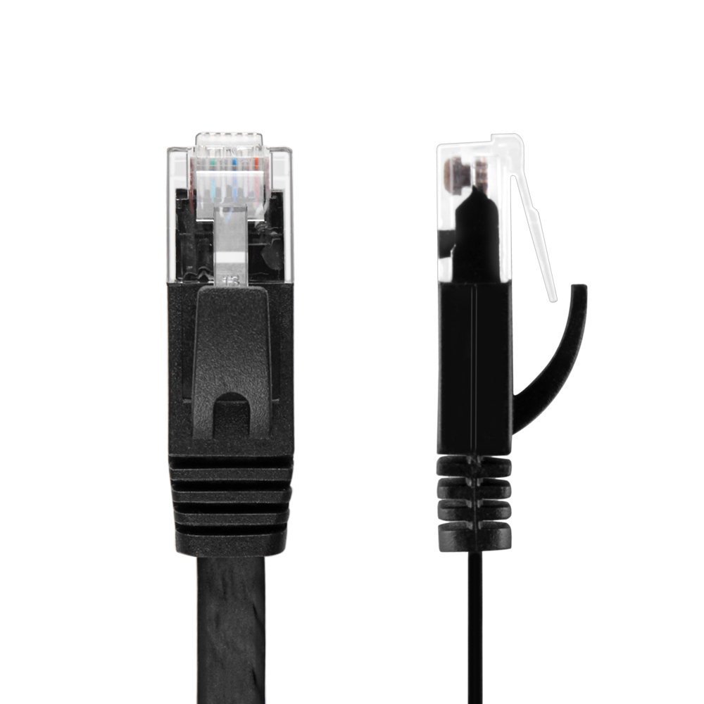 Cat6 Flat Ethernet Network Cable (15FT) - High Performance & Tangle ...