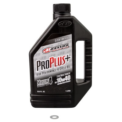 Transmission Oil Change Kit With Maxima Pro Plus Full Synthetic 10W-40 ...