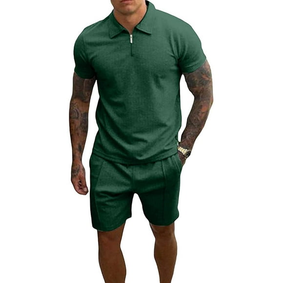 Mens Two Piece Short Set