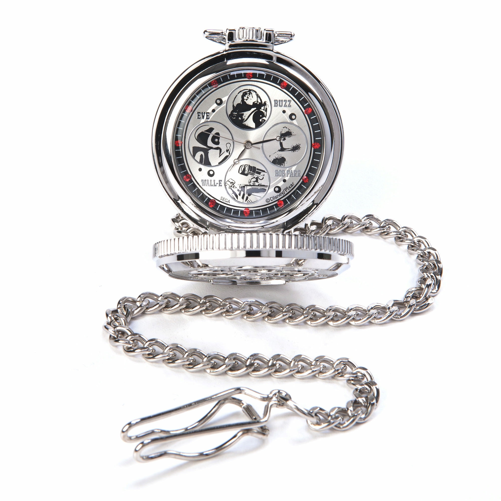 Disney Pixar Red Rhinestone Characters Pocket Watch | Walmart Canada