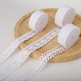 32.8 Yards White Sewing Lace Ribbon Cotton Lace Trim White Vintage ...
