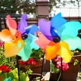 In the Breeze 2864 — Rainbow Poly Petal Pinwheel Spinners (8 PC ...