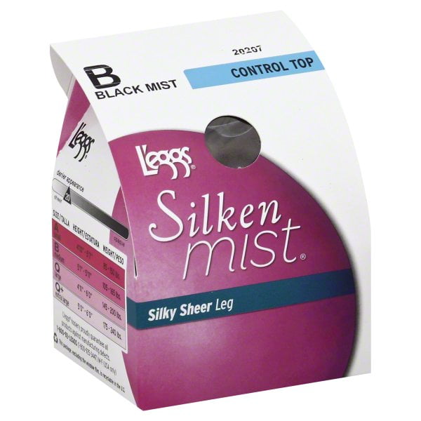 L'eggs Silken Mist Sheer Control Top Pantyhose, 1 pair - Walmart.com