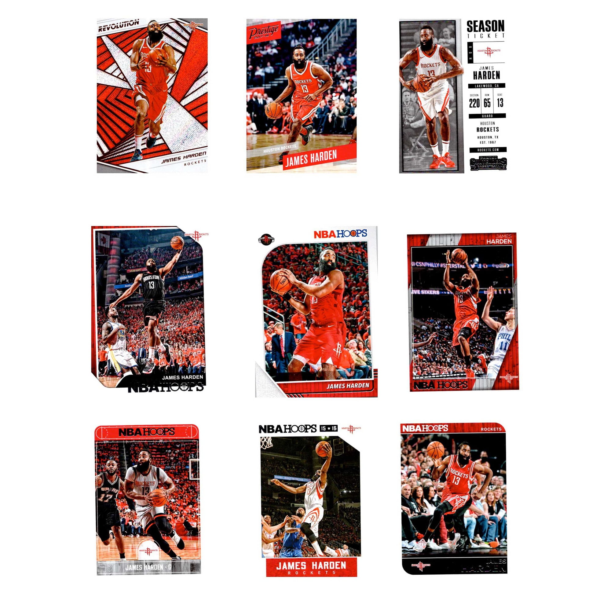 James Harden Houston Rockets Trading Cards Set - Walmart.com