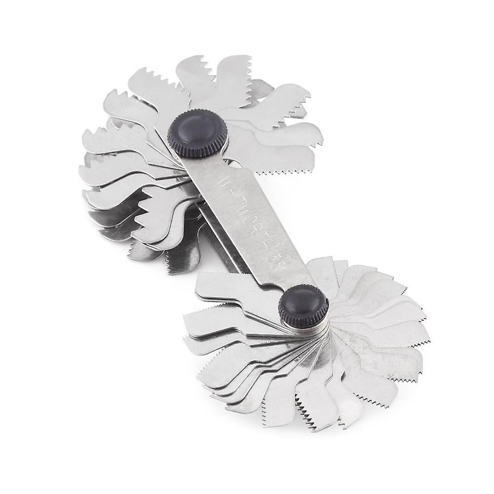 Medidor de rosca MACHAO Herramienta de Medición de paso de rosca de 60 ...