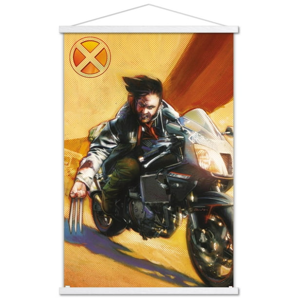 Marvel Comics - Wolverine - Wolverine #74 Wall Poster with Wooden ...