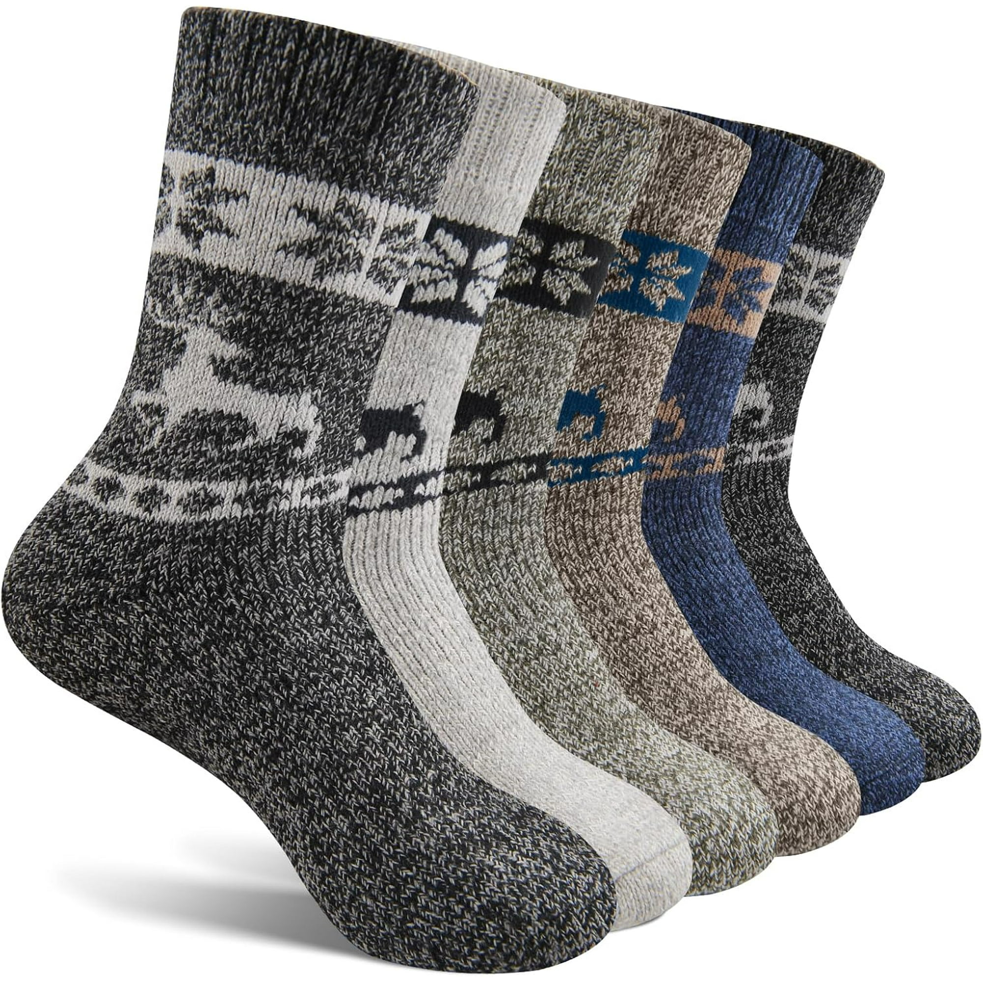 Click here for Salafire 5 Pairs Merino Wool Socks For Men  Thick... prices
