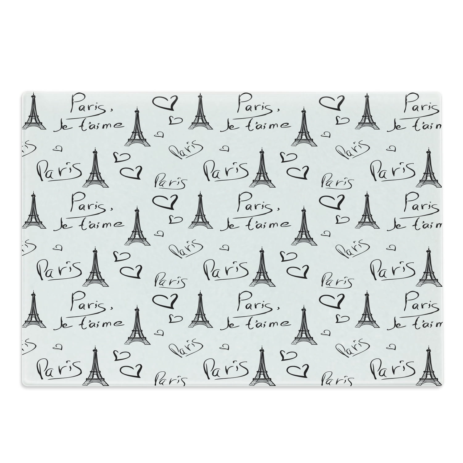 Paris Cutting Board, World Capital City of Love French European Hand ...