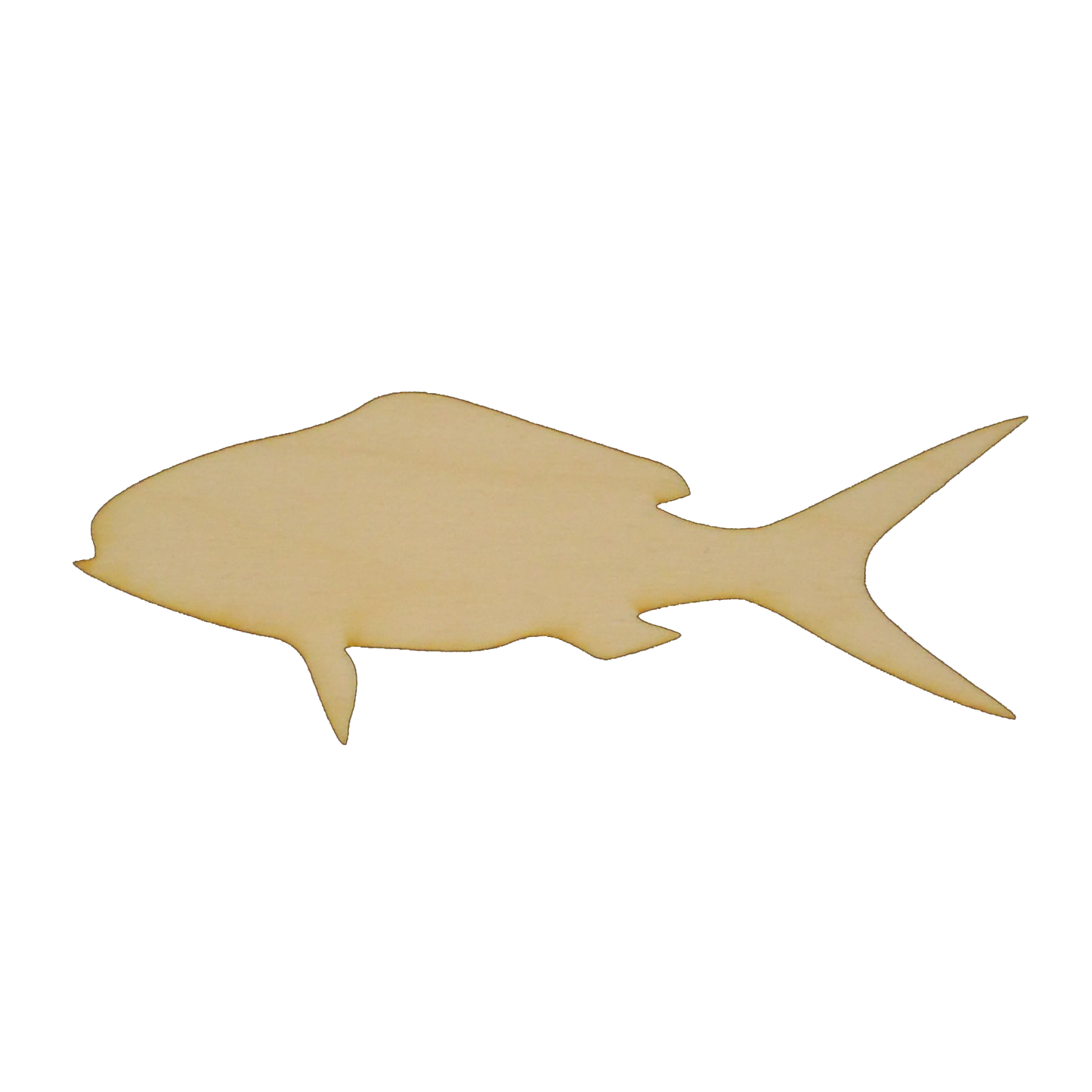 Unfinished Redfish Wood Cut Out (1/8” Thickness, Small 5" x 1.9 ...