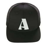 Daxton Baseball Trucker Hat 3D Capital Alphabet Letters Structured Mid ...