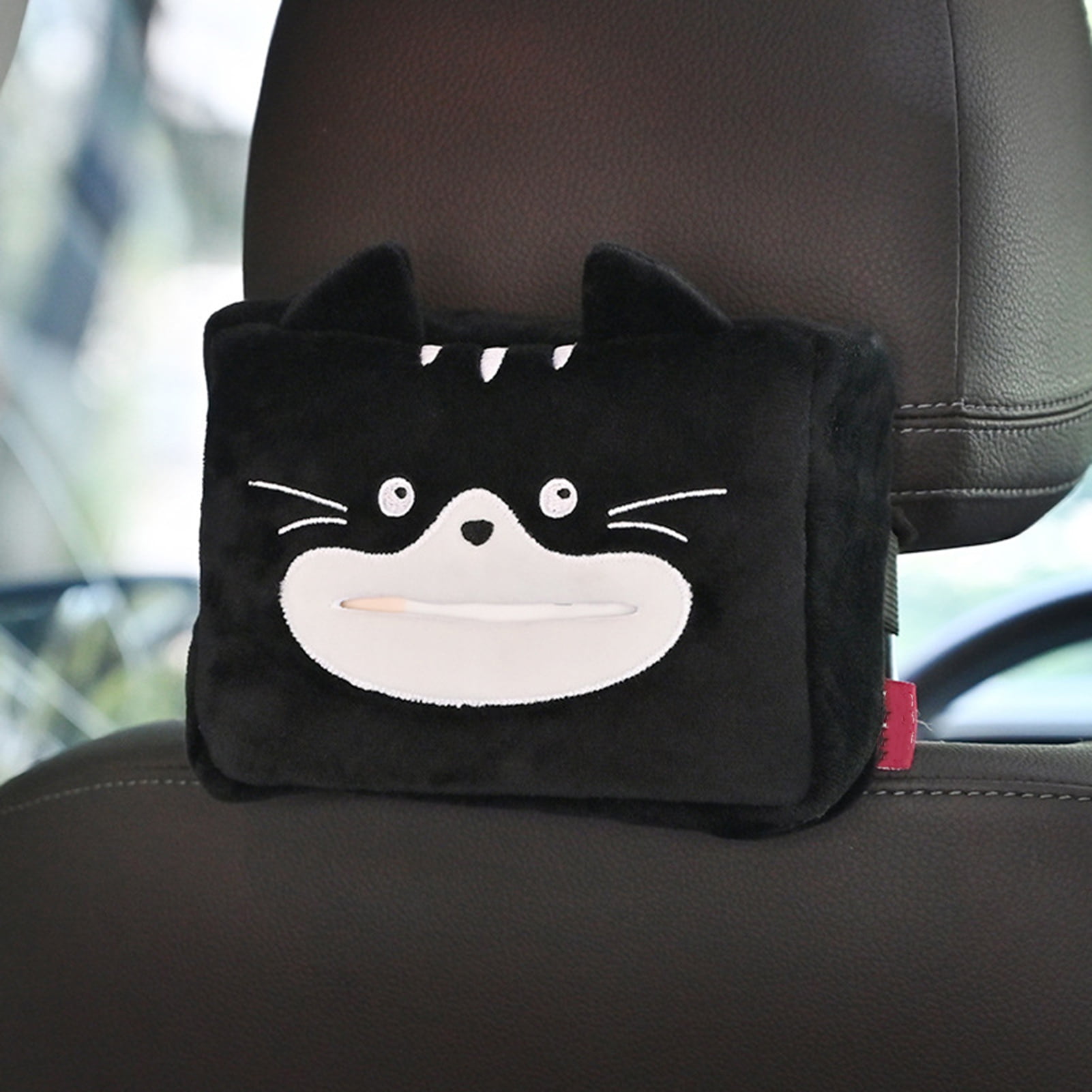 Car Armrest Box Paper Holder, Car Back Seat Headrest Hanging Tissue ...