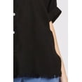 Umgee Full Size Linen Blend Button Down Shirt Plus Size - Walmart.com