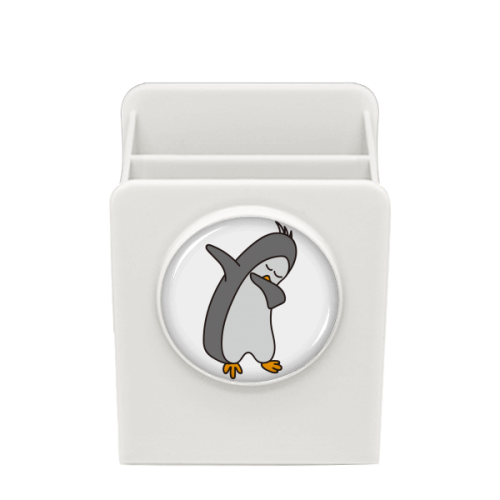 Cold Movement Penguins Antarctica Desk Pencil Holder Cup Pen Organizer ...