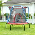 Zupapa Small Trampolines No-Gap Design with Basketball Hoop Mini ...