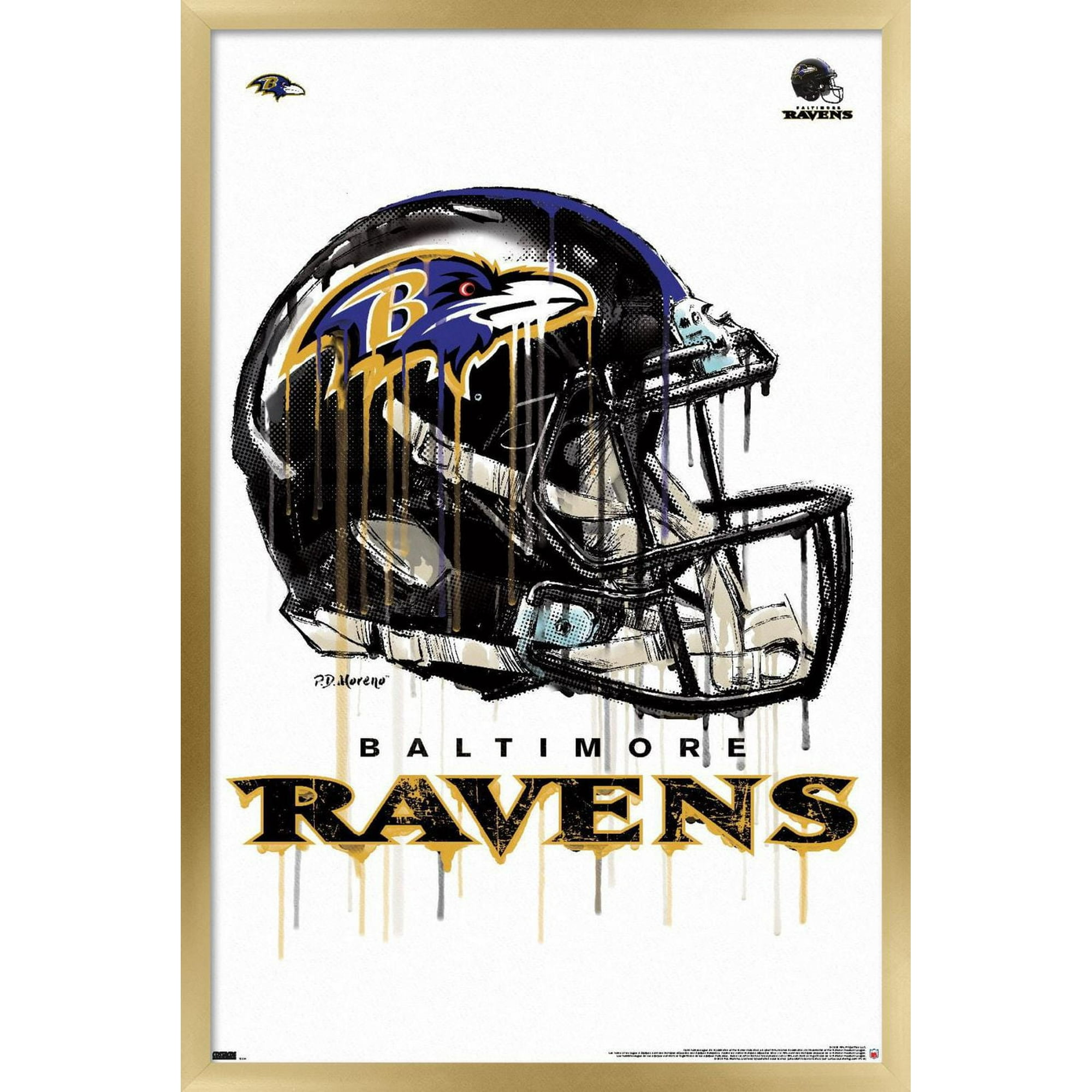 Click here for Trends International Nfl Baltimore Ravens - Drip H... prices