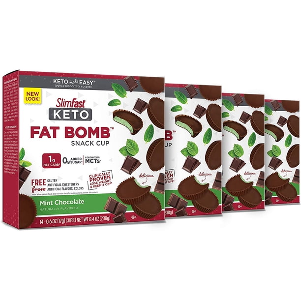 SlimFast | Low Carb Chocolate Snacks, Keto Friendly for Weight Loss ...
